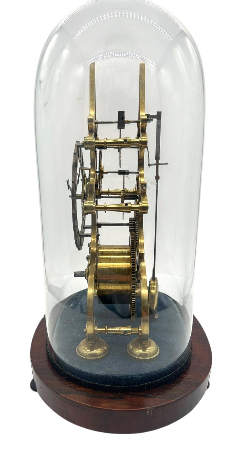 Awesome Rare Victorian 6 Spoke Wheel Skeleton Mantel Clock - Ca1870 - Etsy