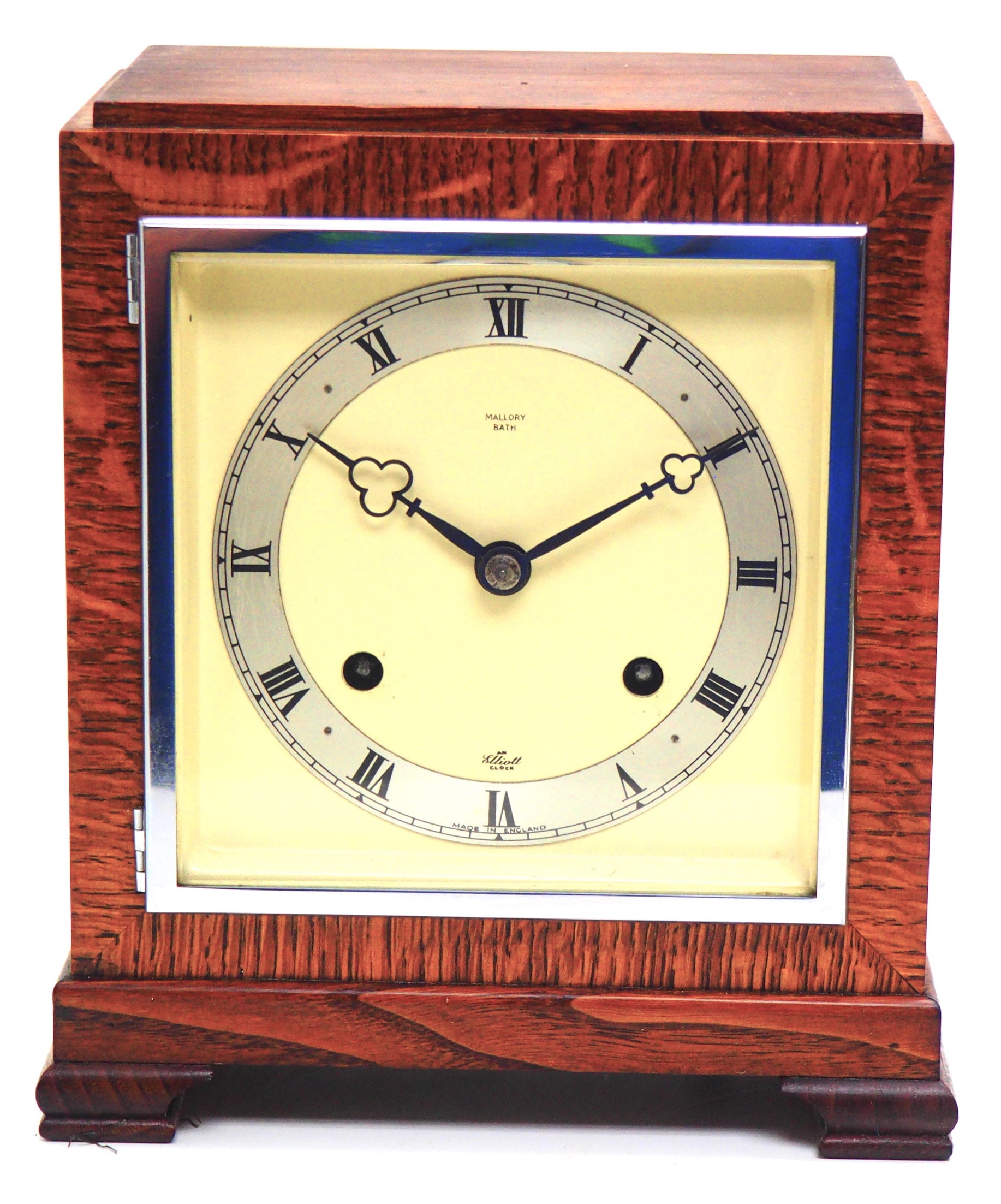 Antique Elliott 8-day Striking Mantel Clock Oak Cased Clock - Etsy