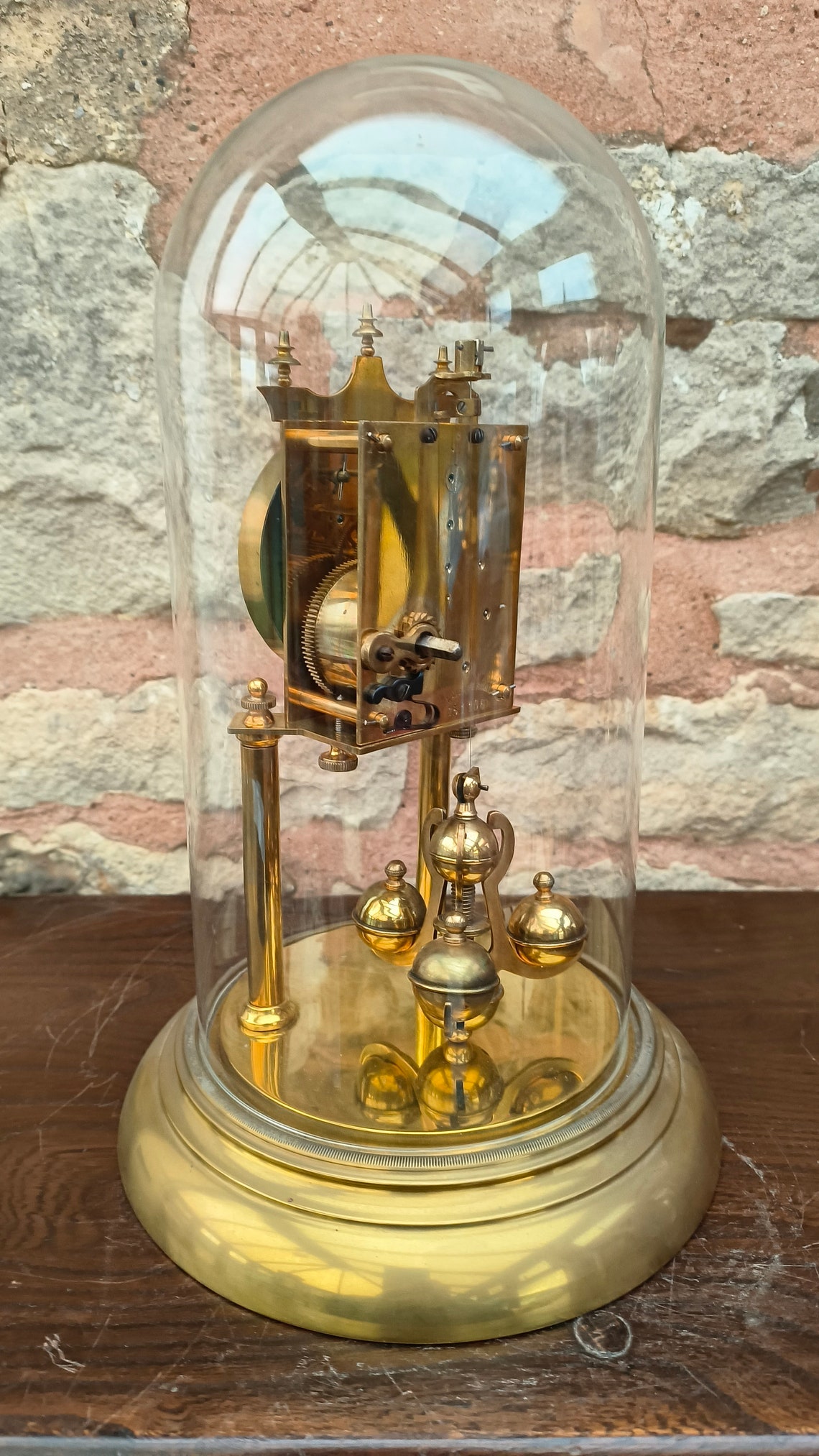 Miraculous Antique German 400-day Torsion Clock German Anniversary ...