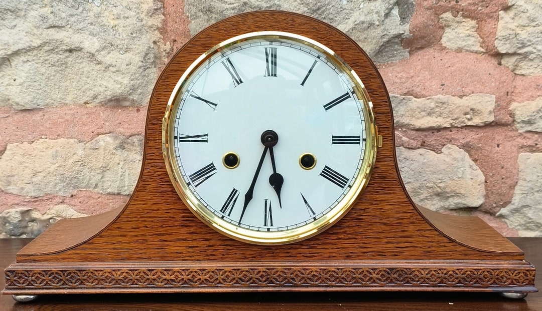 Classic Napoleon Hat Shaped Mantel Clock – Striking 8-day Mantle Clock ...