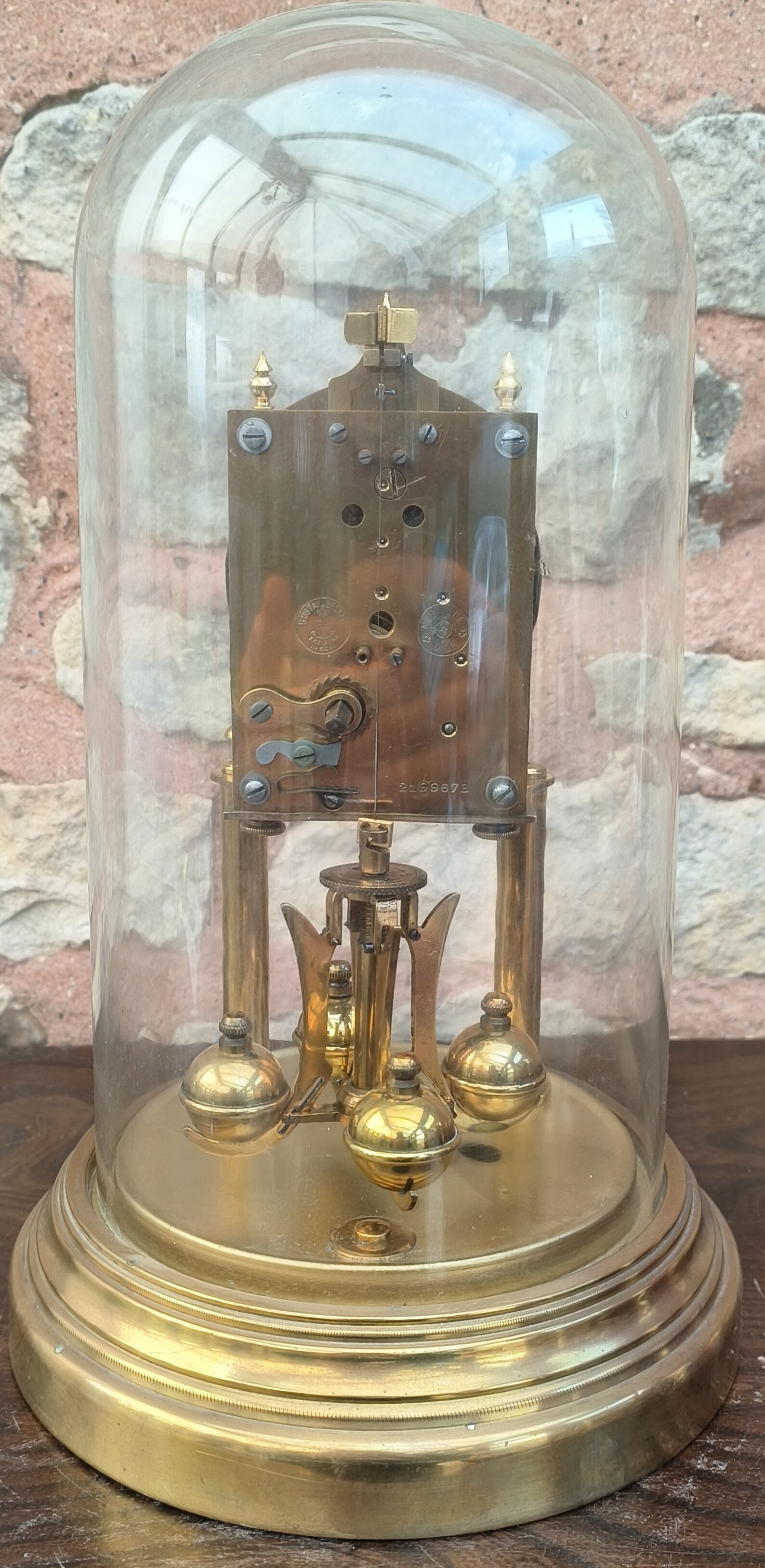 Rare Gustav Becker 400-day Torsion Clock German Anniversary Clock ...