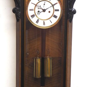 Fine Victorian 8-day Wall Clock – Antique Striking Vienna Wall Clock - Etsy