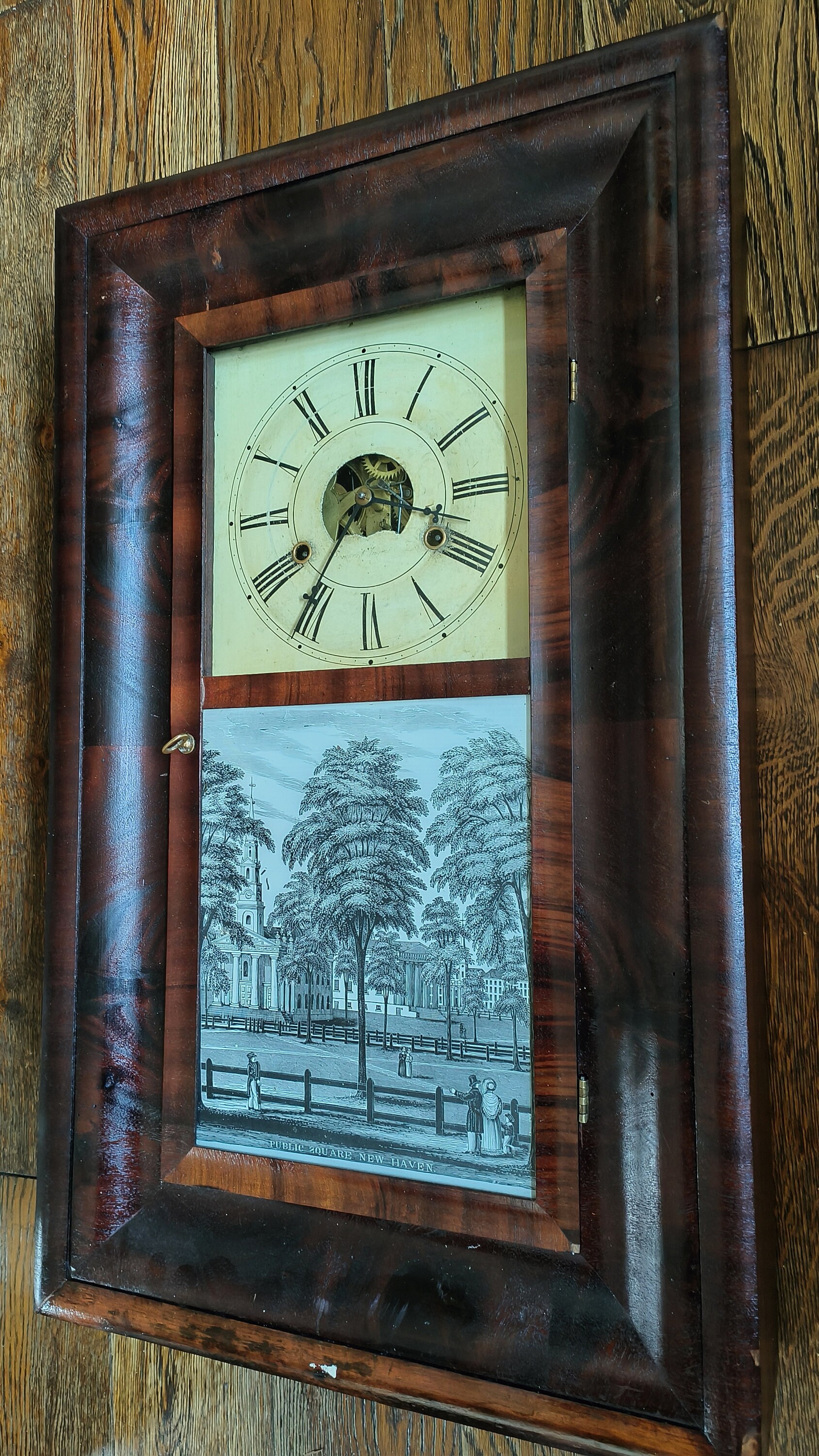 Antique American Jerome New Haven Wall Clock - Etsy