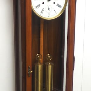 Fine Hermle Multi Dial Wall Clock 8 Day Weight Driven Chiming Wall ...