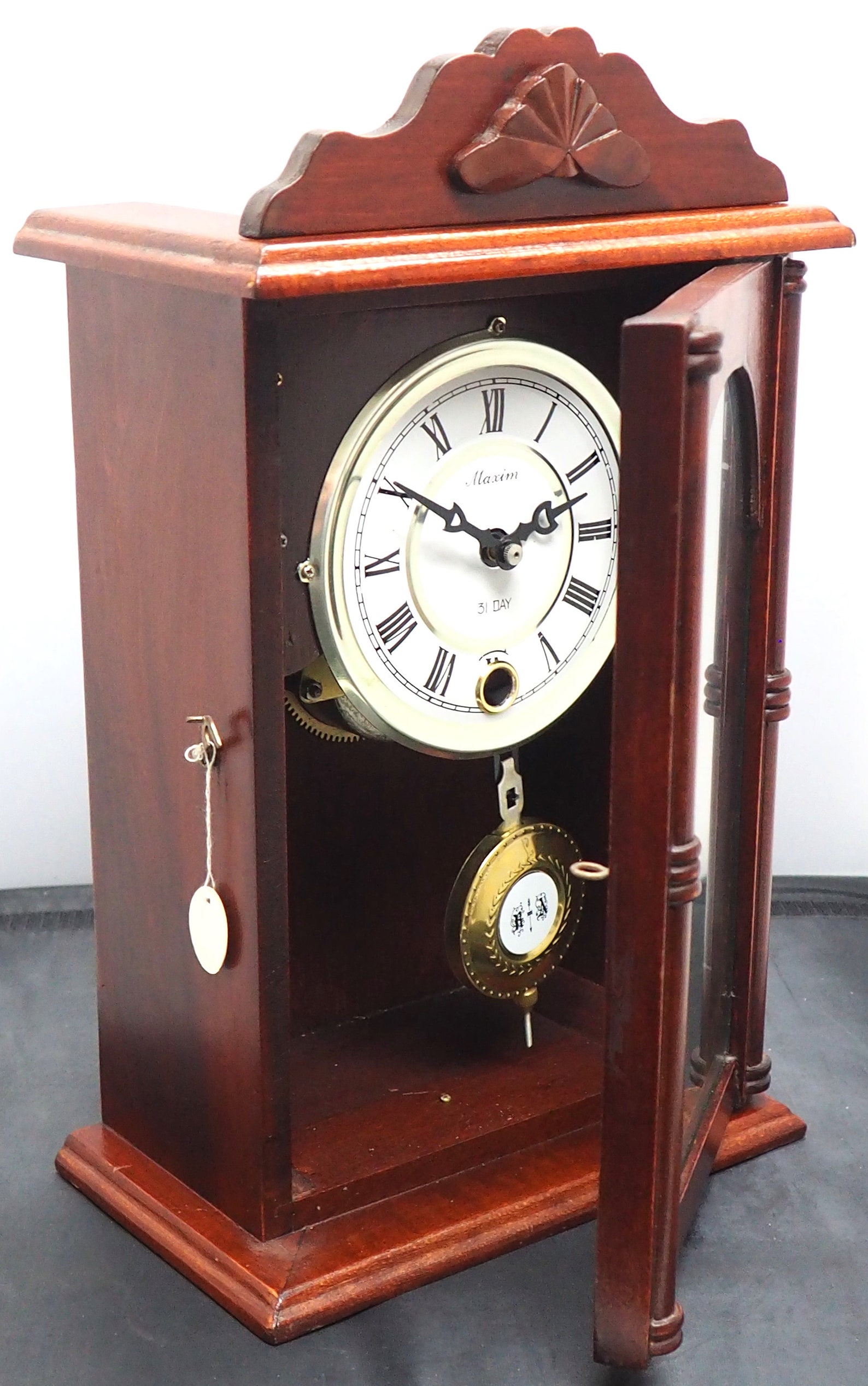 Vintage Maxim Mantle Clock 31 Day Timepiece Mantel Clock - Etsy