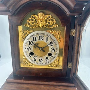 Fabulous Antique German Bracket Clock Ca1900 - Etsy
