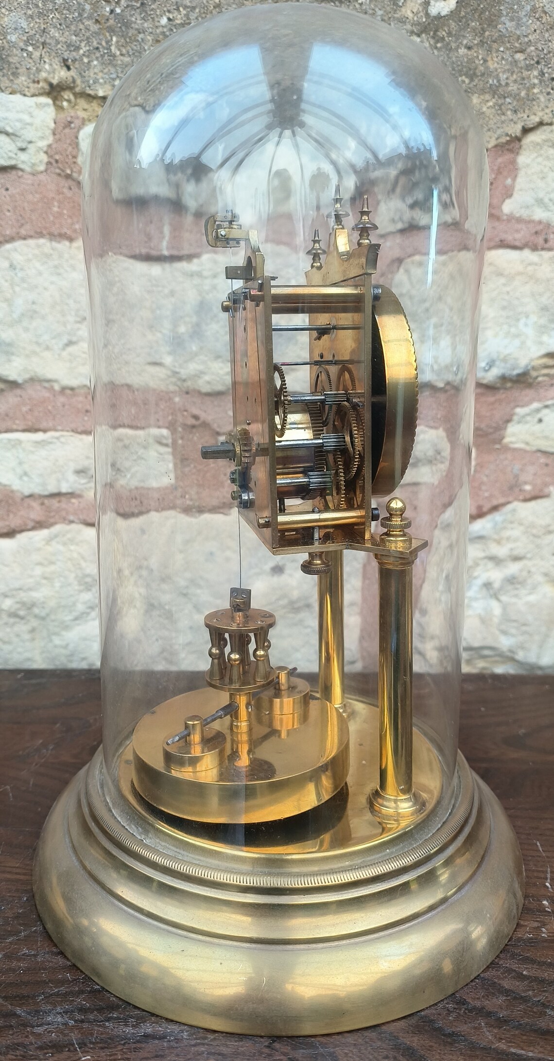 Exquisite Antique German 400-day Torsion Clock German Anniversary Clock ...