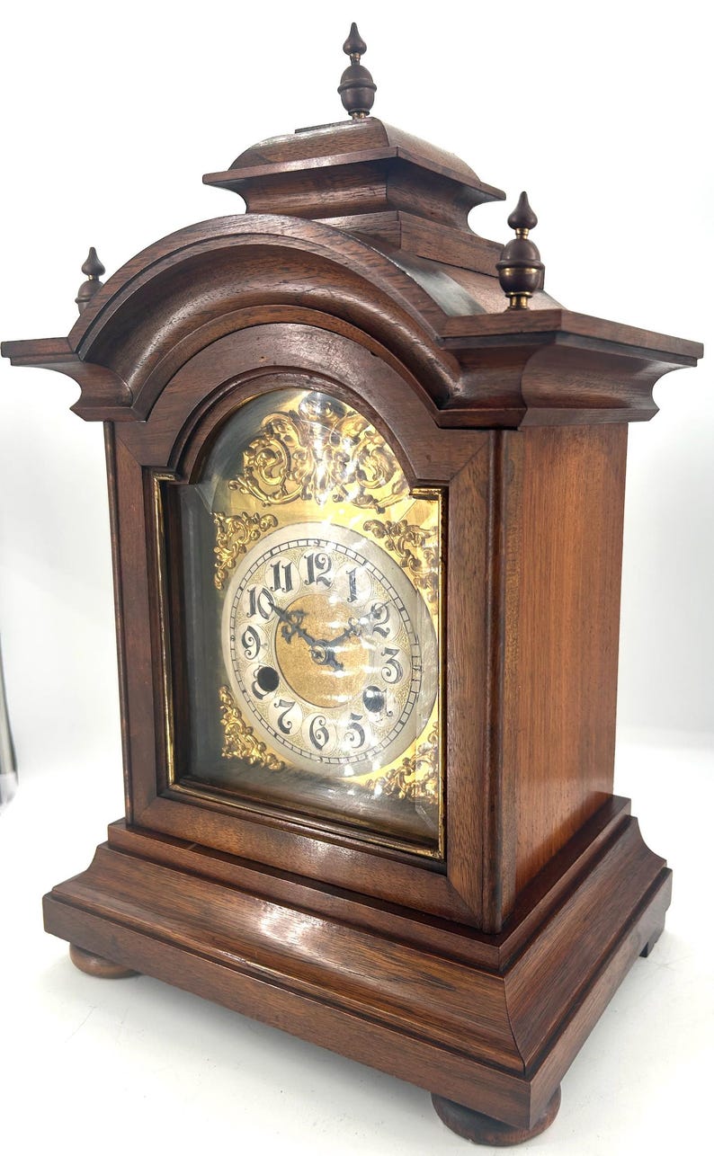 Fabulous Antique German Bracket Clock Ca1900 - Etsy