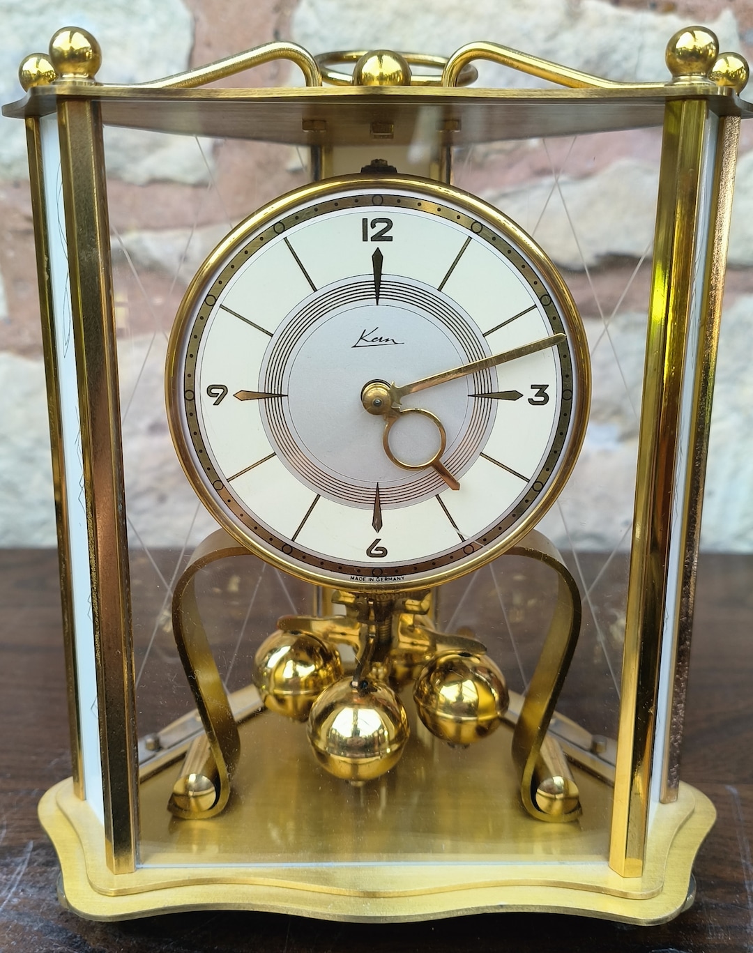 Lovely Vintage Kundo 400-day Torsion Clock - German Anniversary Mantel ...