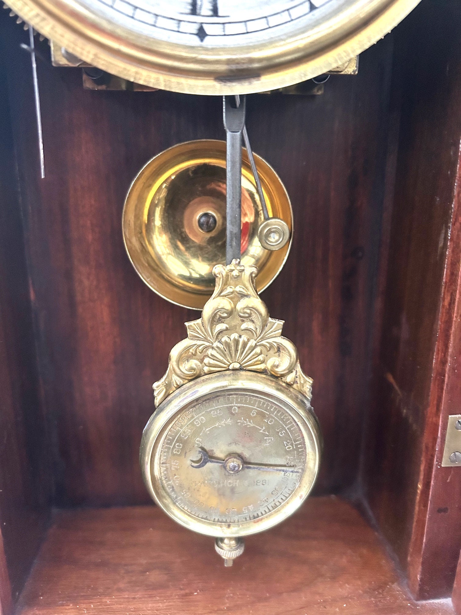 Super Rare American Gingerbread Mantel Clock Antique 8 Day Striking ...