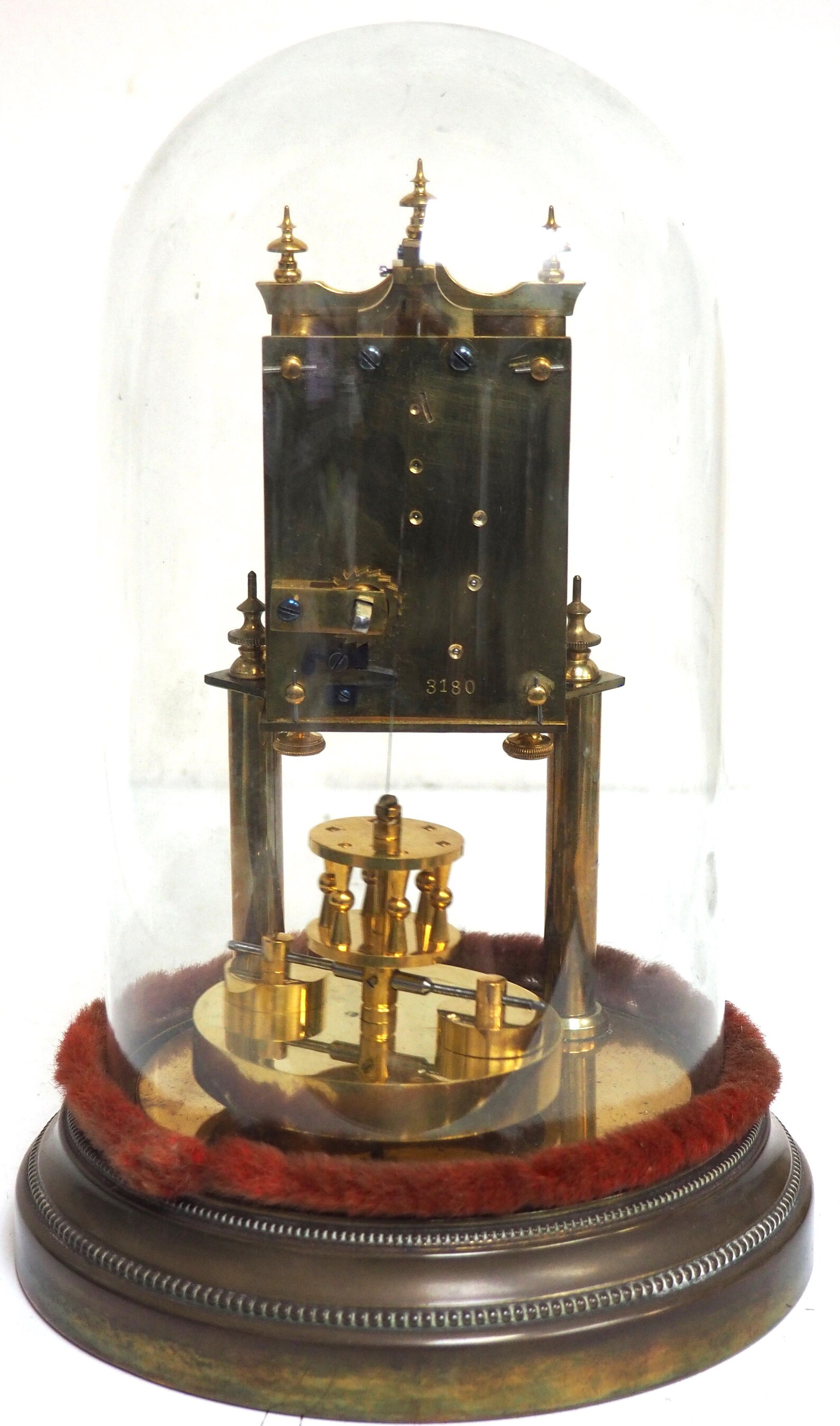 Small Dial 400-day Torsion Clock German Anniversary Clock Mantel Clock ...
