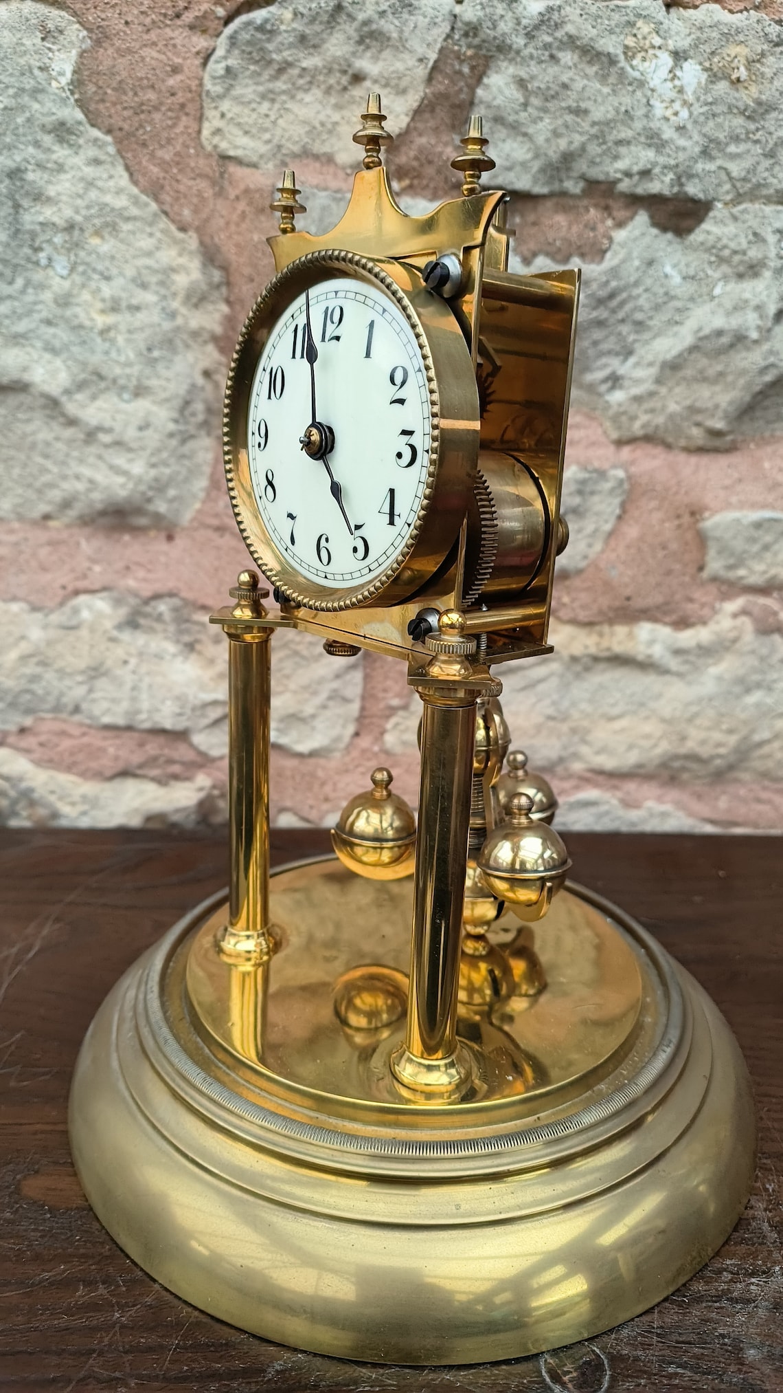 Miraculous Antique German 400-day Torsion Clock German Anniversary ...