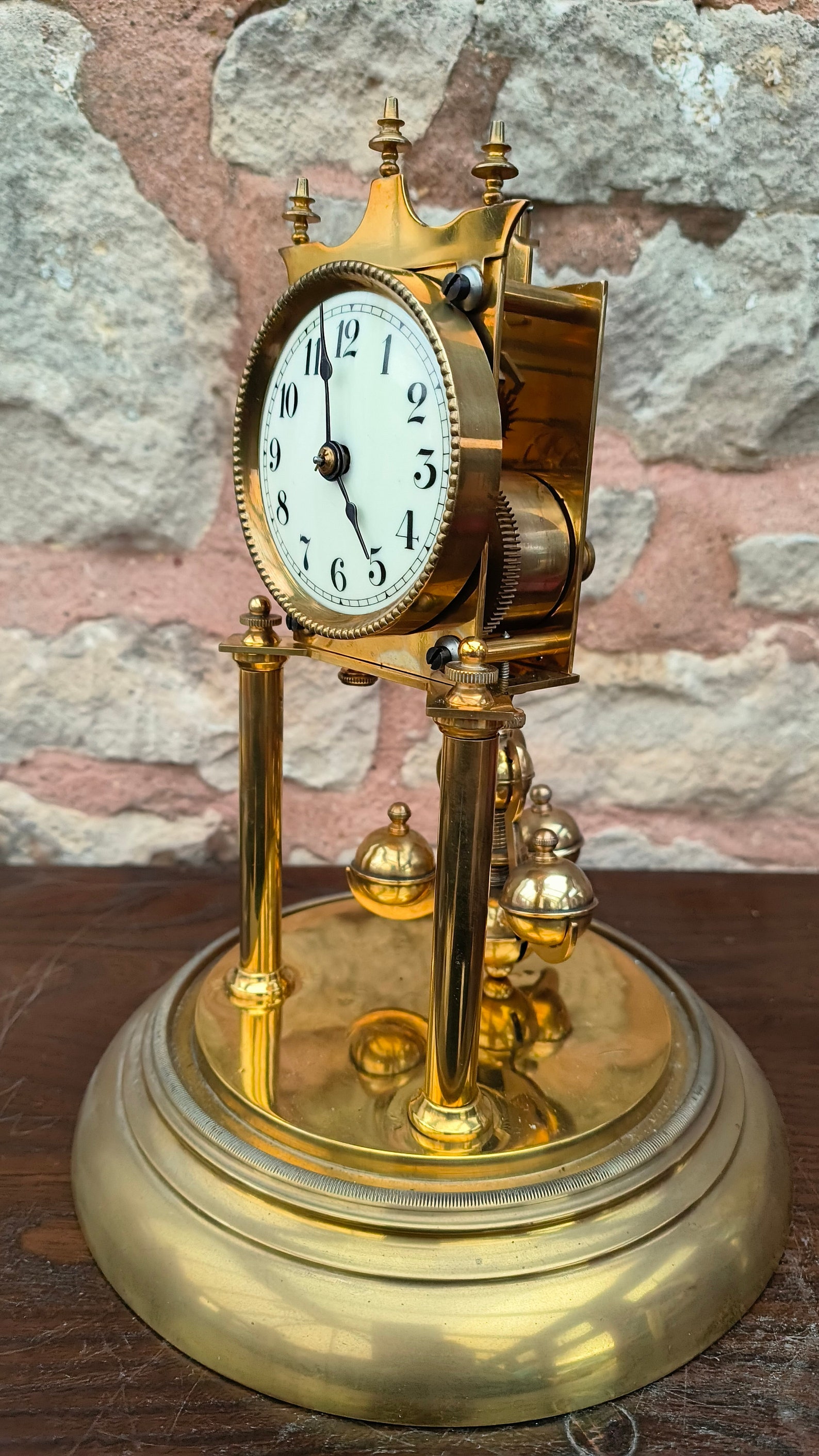 Miraculous Antique German 400-day Torsion Clock German Anniversary ...