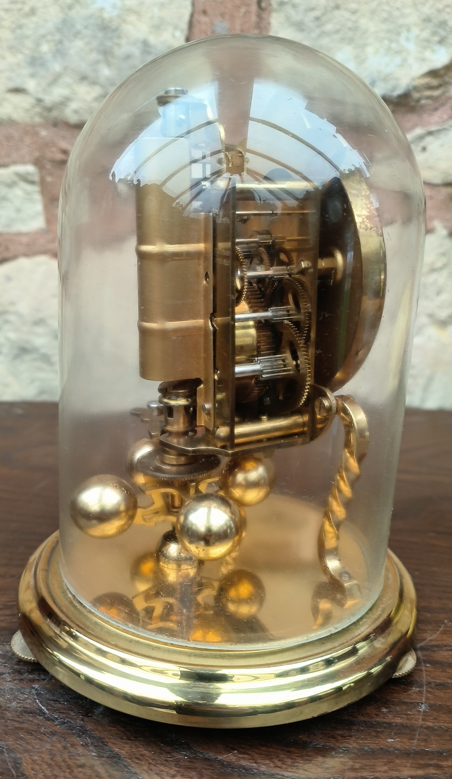 Exquisite Vintage Kundo Torsion Clock - German Anniversary Mantel Clock ...