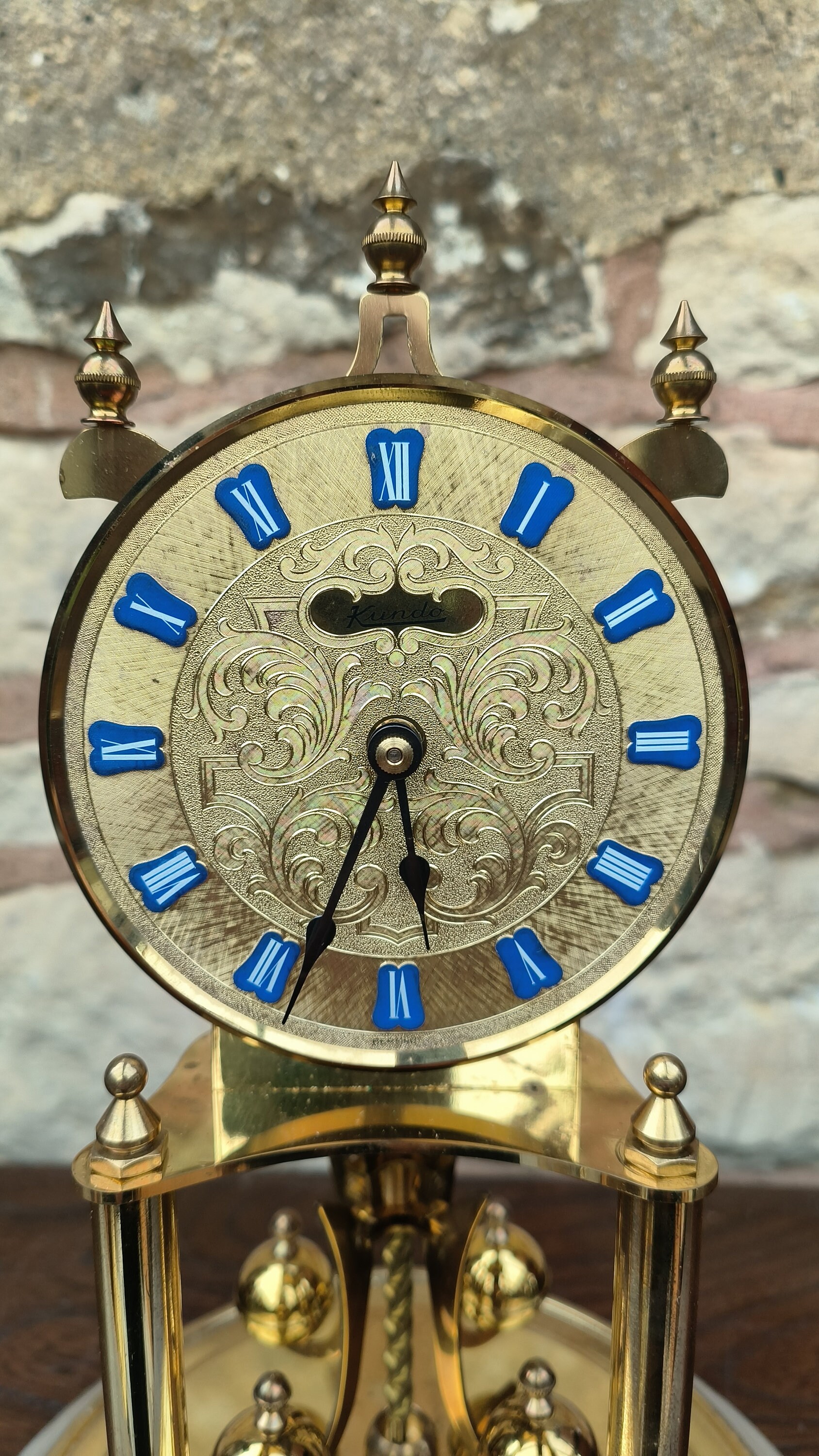 Quaint Kundo German 400-day Torsion Clock German Anniversary Clock ...