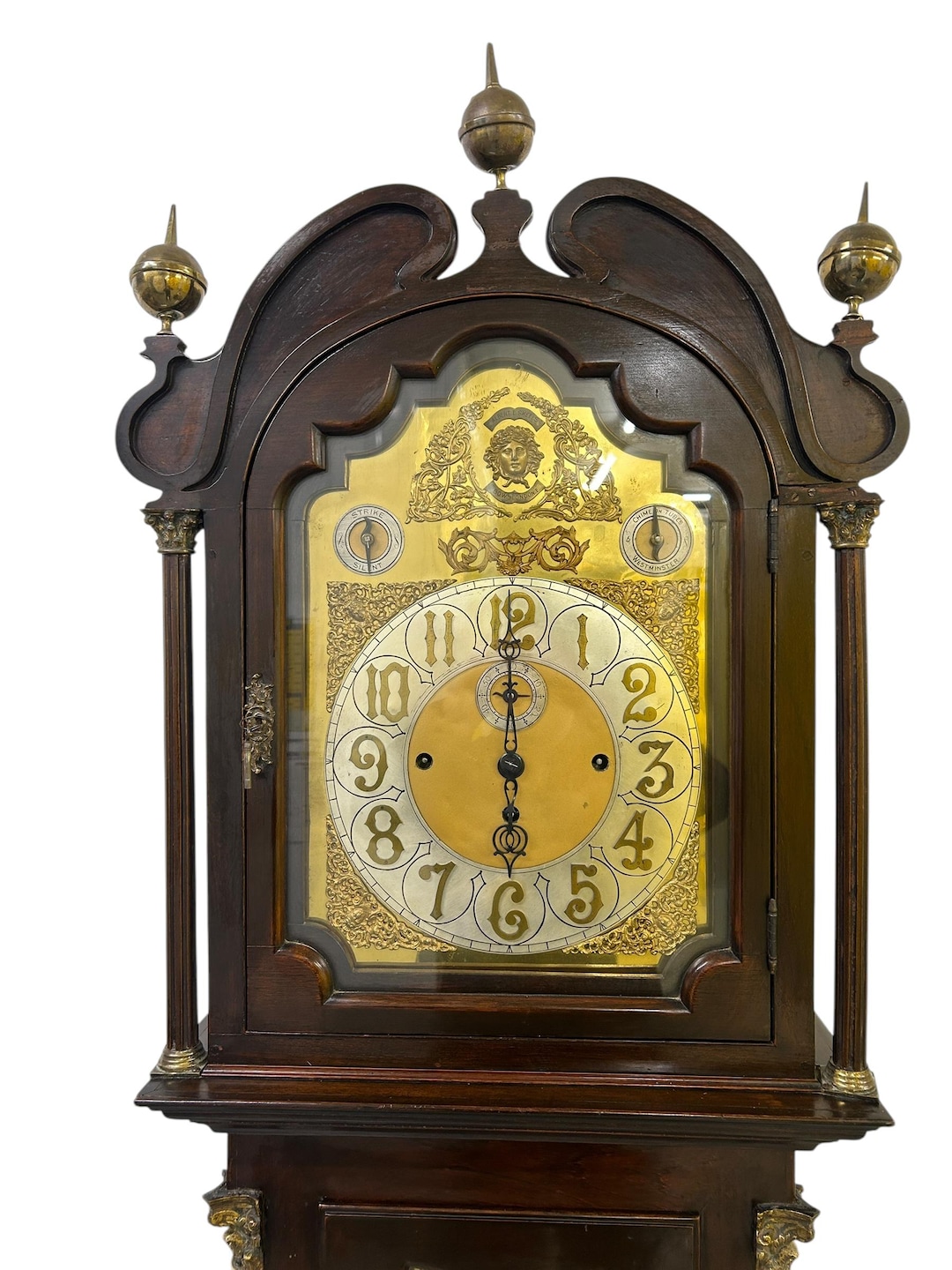 Exquisite Victorian Musical Longcase Clock – Ca1898 Musical Grandfather ...