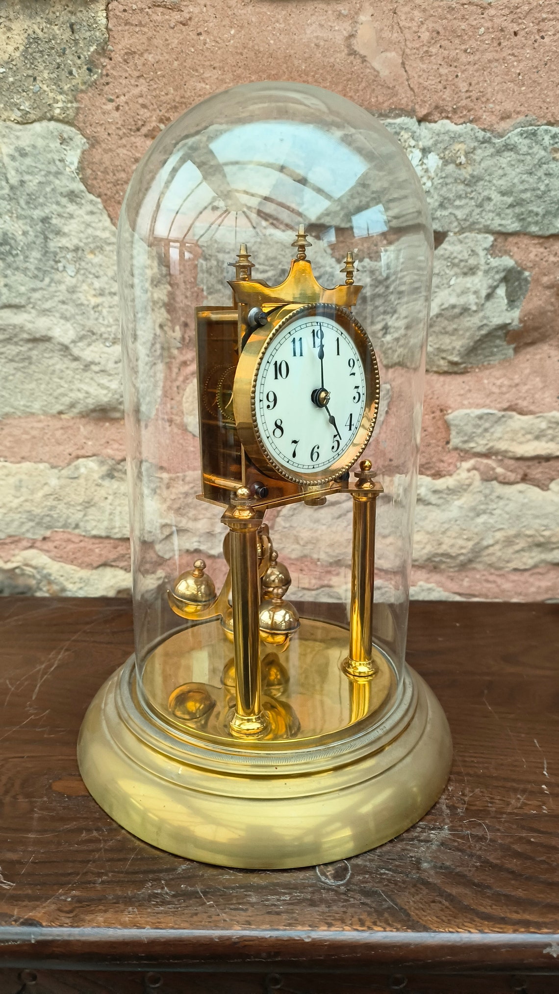 Miraculous Antique German 400-day Torsion Clock German Anniversary ...