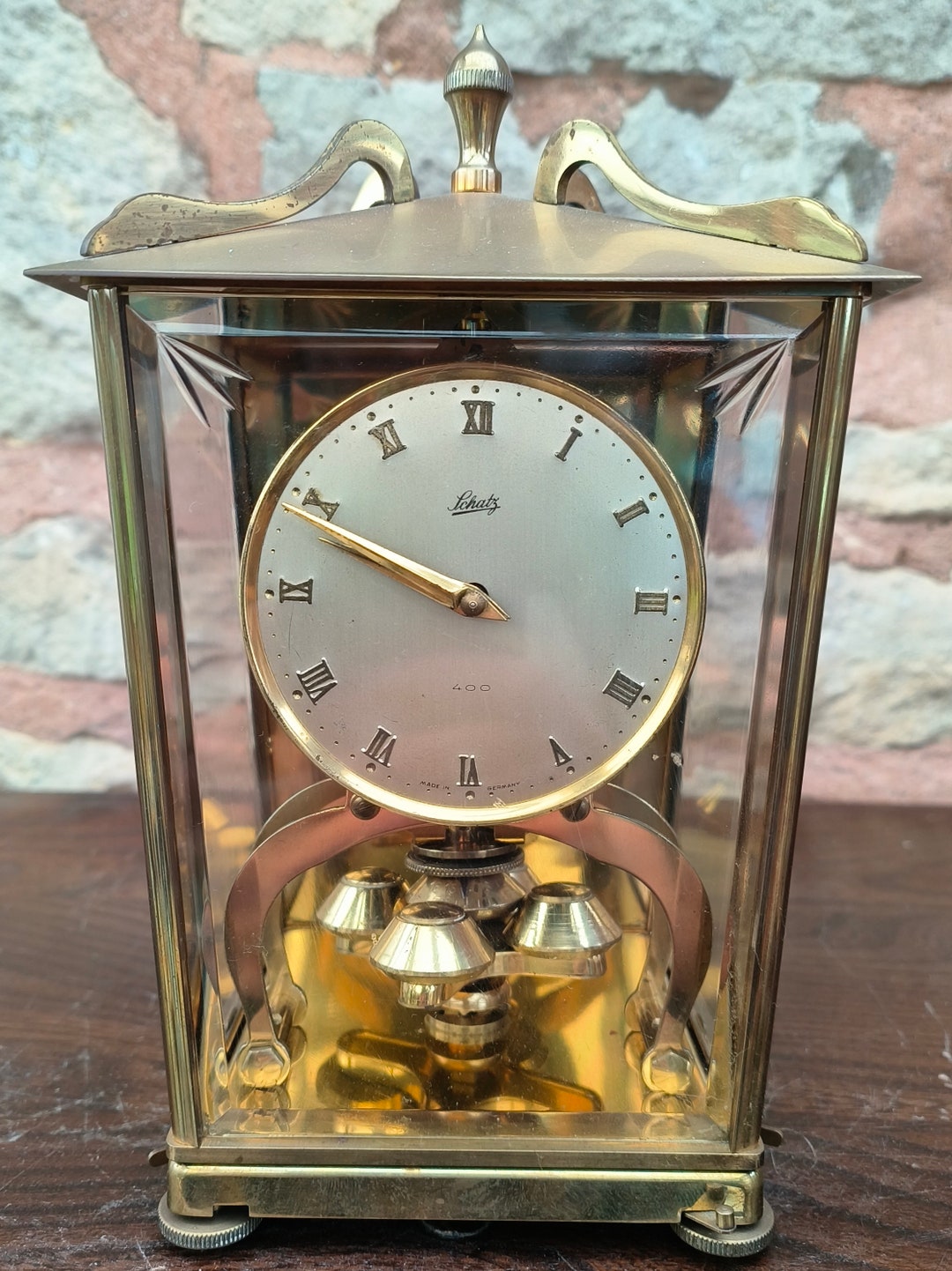 Nice Vintage Schatz Torsion Clock - German Anniversary Mantel Clock - Etsy