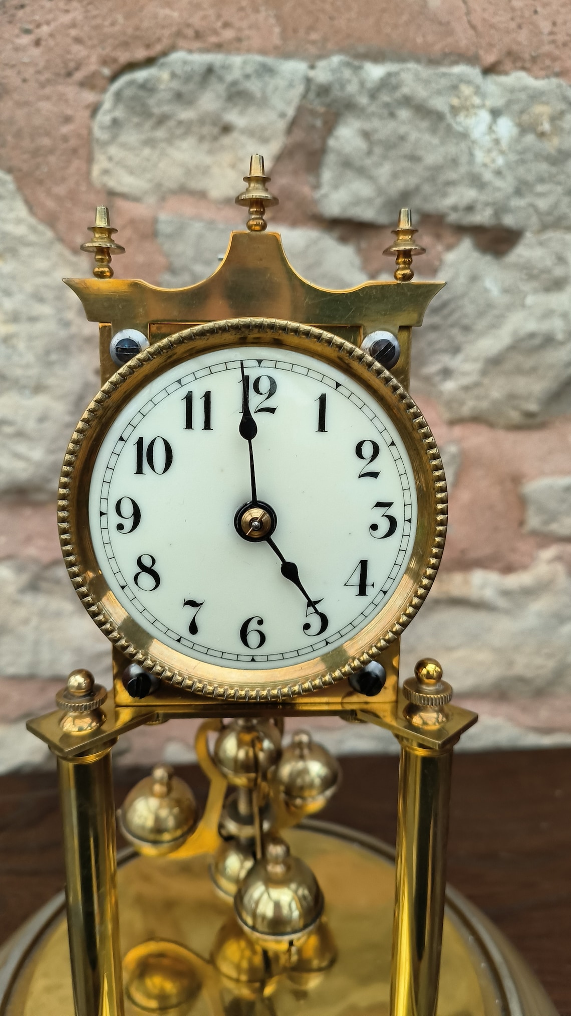 Miraculous Antique German 400-day Torsion Clock German Anniversary ...