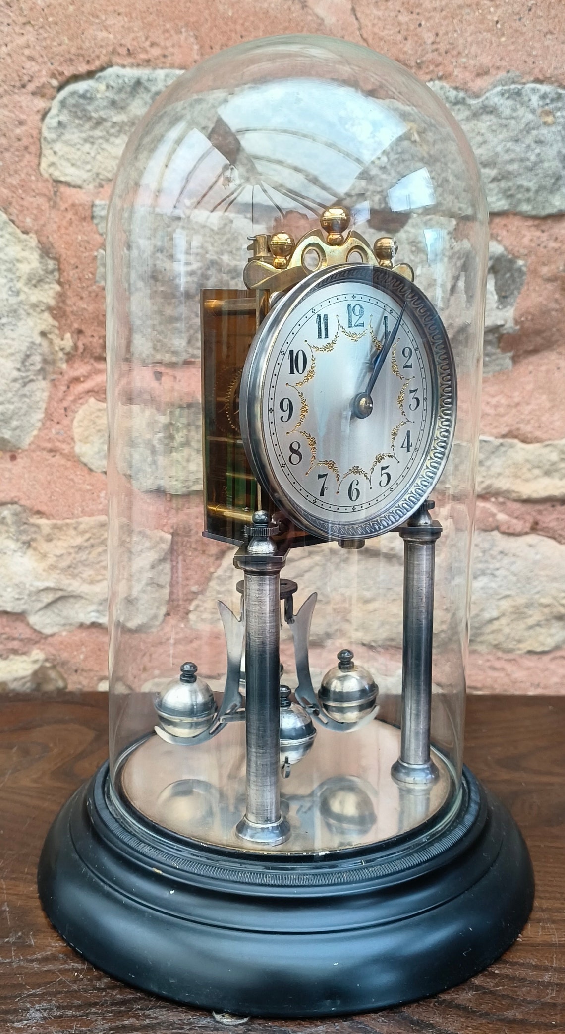 Good Looking Vintage German 400-day Torsion Clock German Anniversary ...