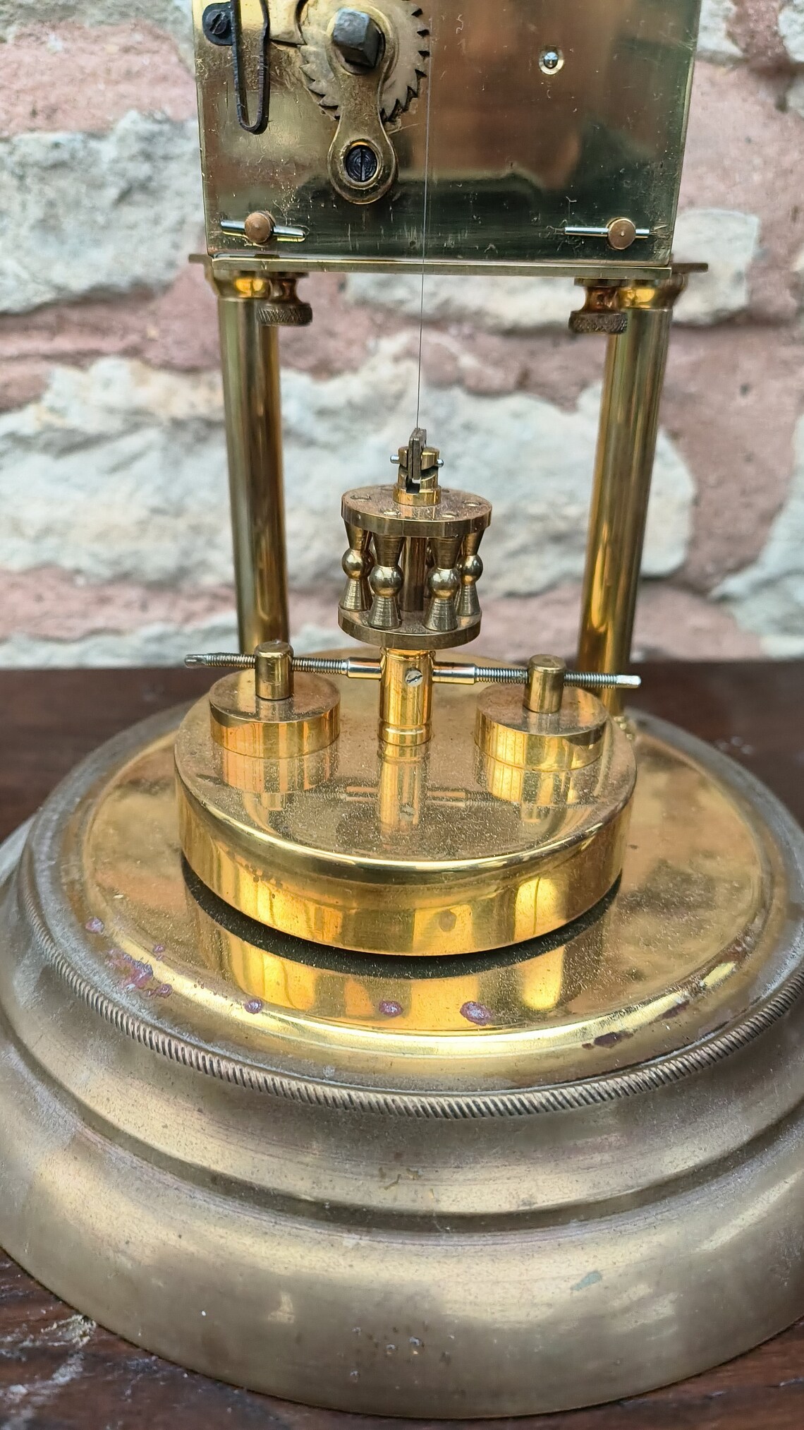 Antique German 400-day Torsion Clock German Anniversary Clock Mantel ...