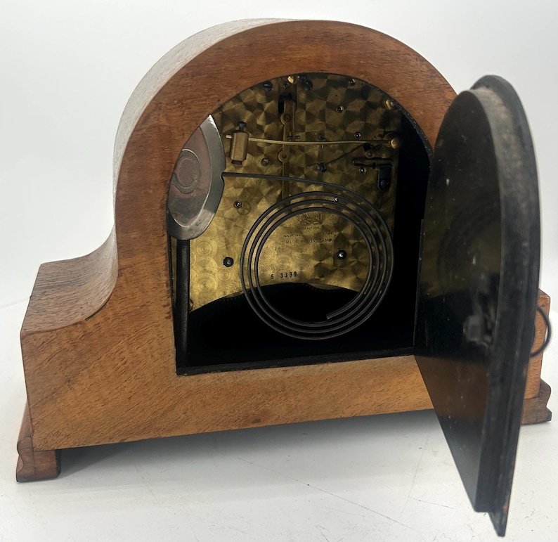 Antique Hat Shaped Mantle Clock – Garrard Movement - Ca1930 - Etsy