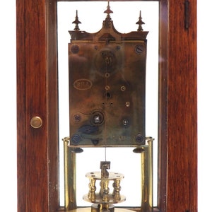 German Gustav Becker for BHA 400-day Clock With Disc Pendulum Silver ...