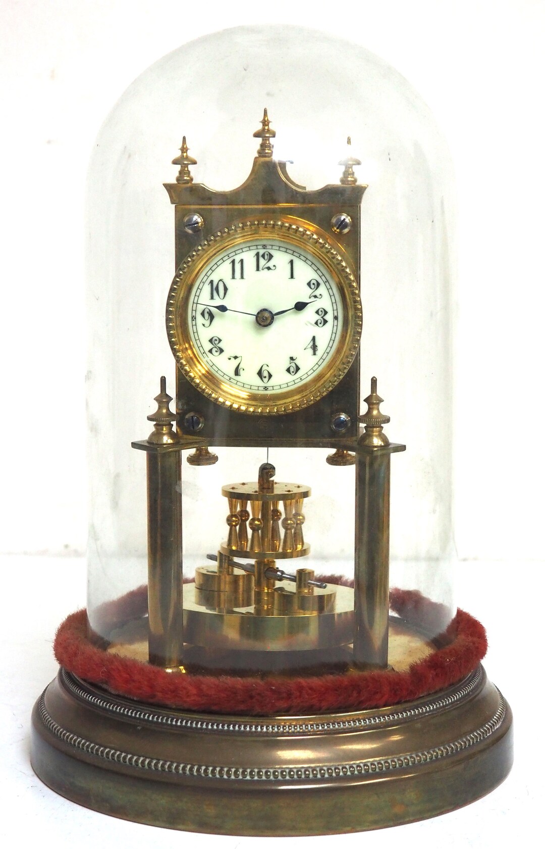 Small Dial 400-day Torsion Clock German Anniversary Clock Mantel Clock ...