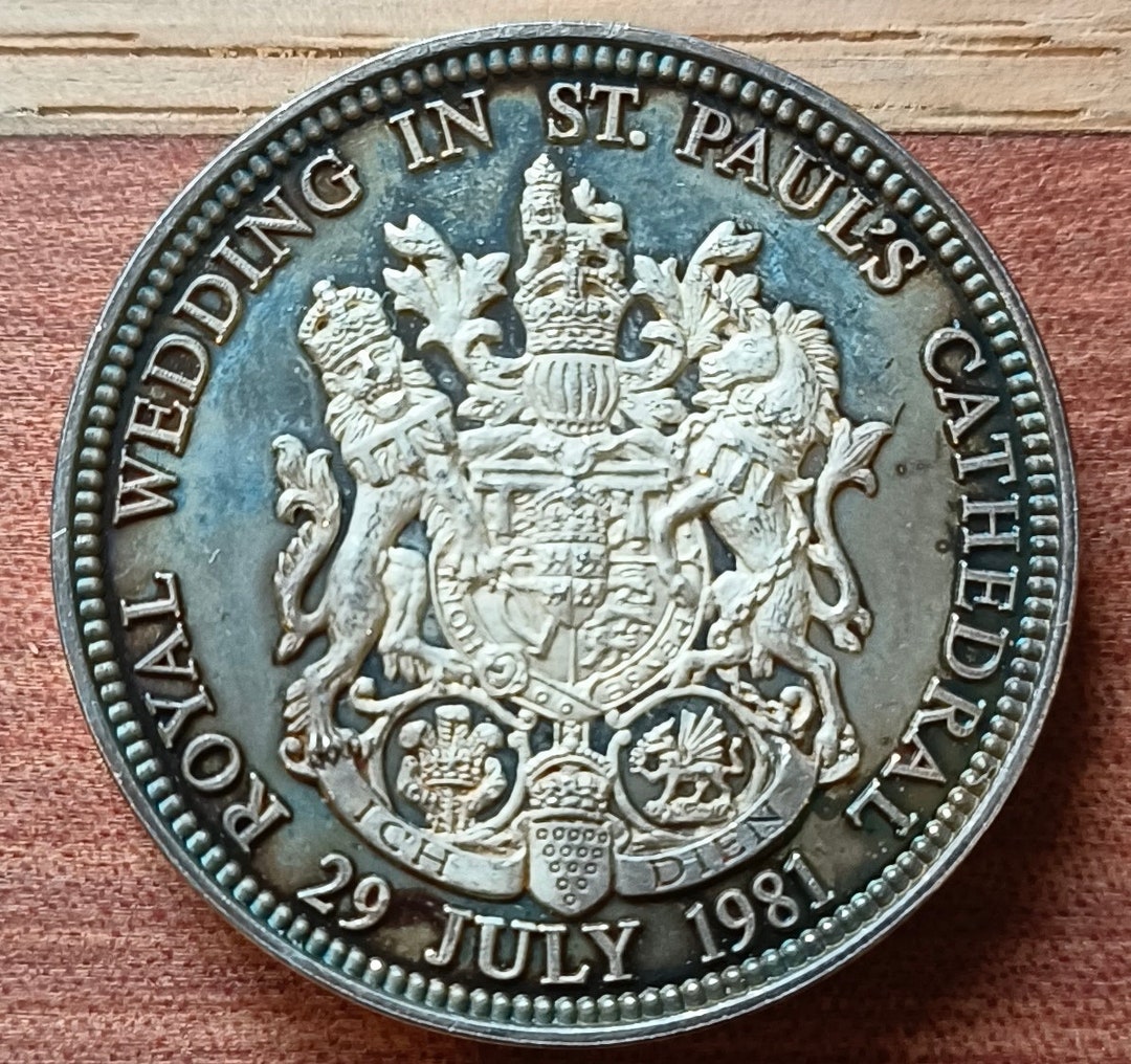 1981 Prince Charles and Lady Diana Royal Wedding Silver Coin - Etsy