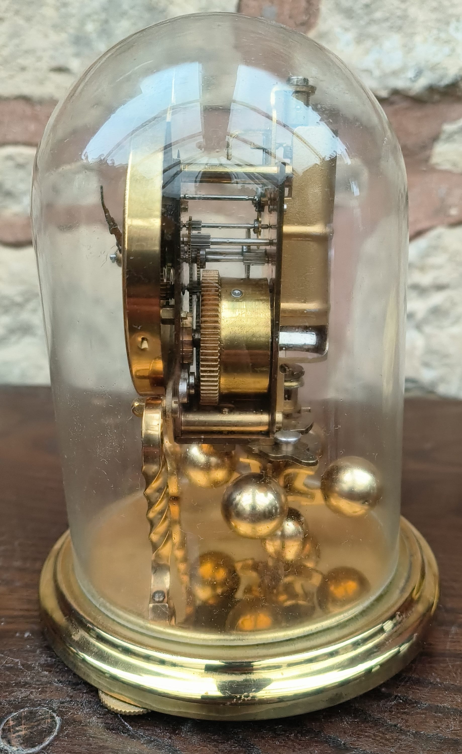 Exquisite Vintage Kundo Torsion Clock German Anniversary Mantel Clock ...