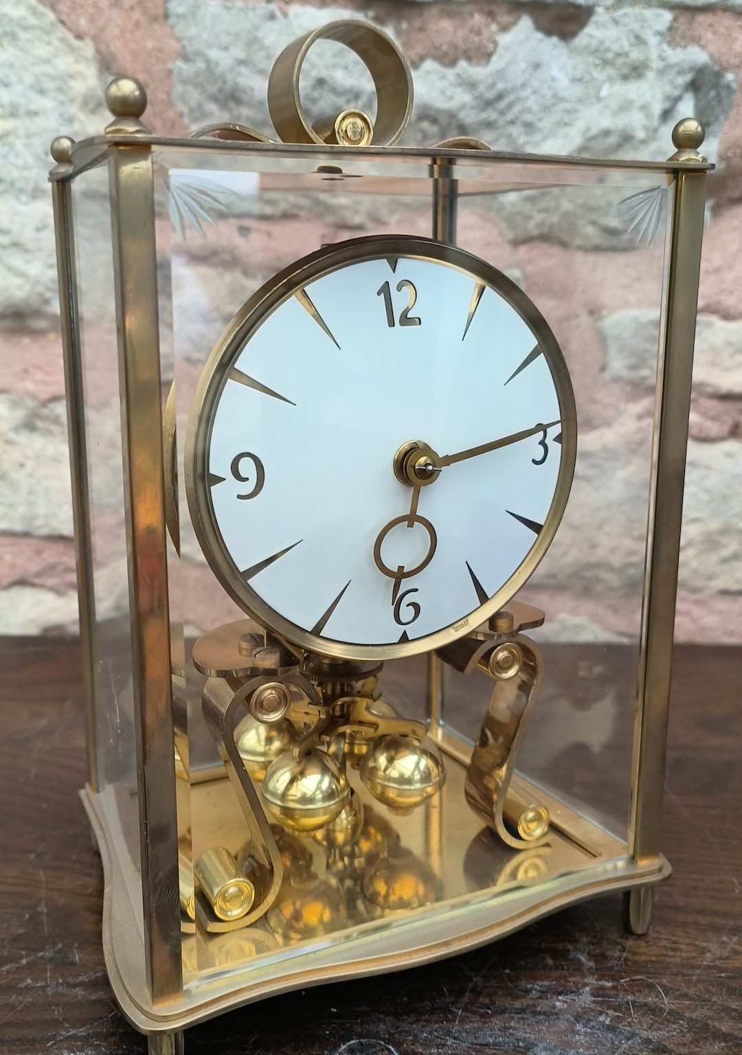 Staggering Vintage Kundo Torsion Clock - German Anniversary Mantel ...