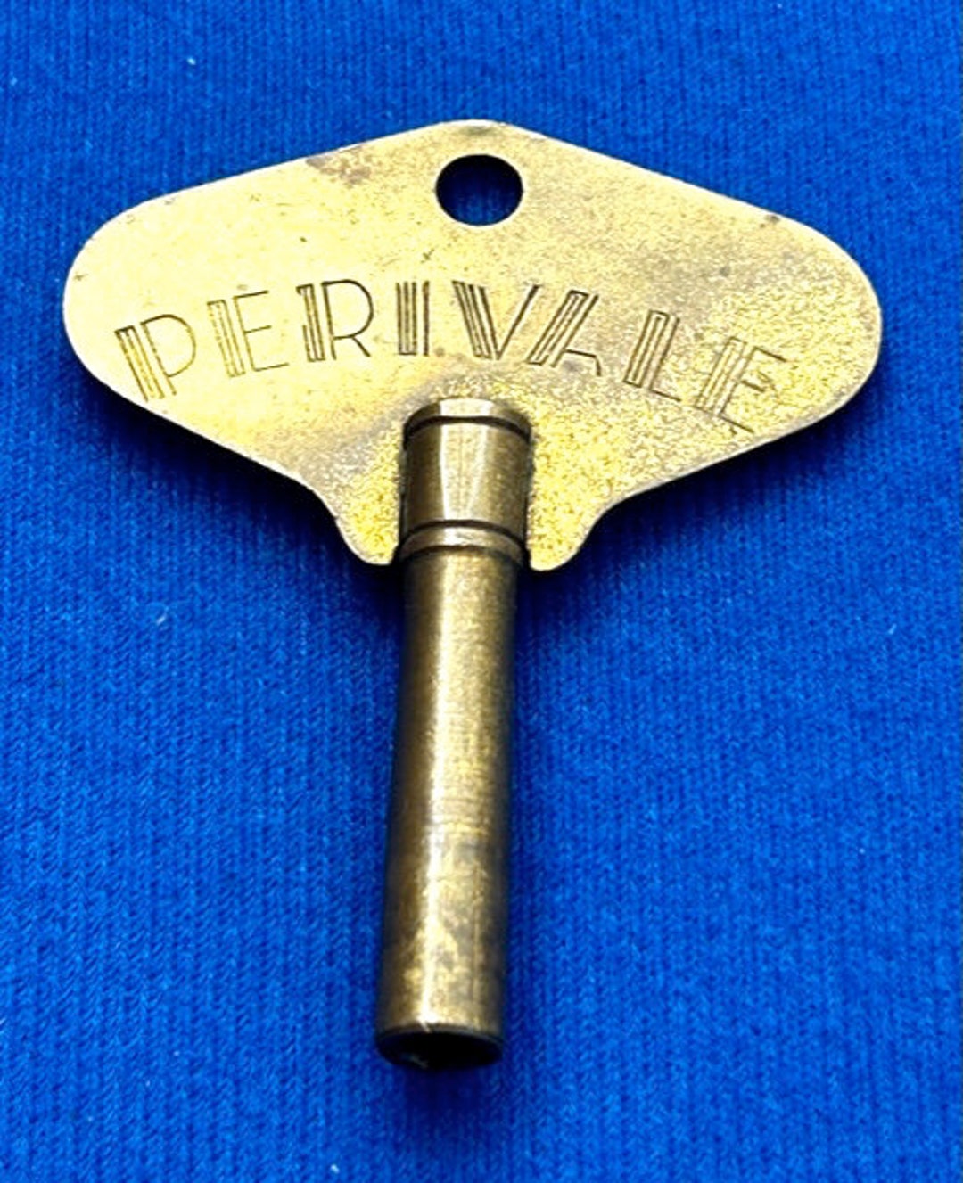 Antique Perivale Mantle Clock Key – Victorian Brass Mantle Clock Key ...