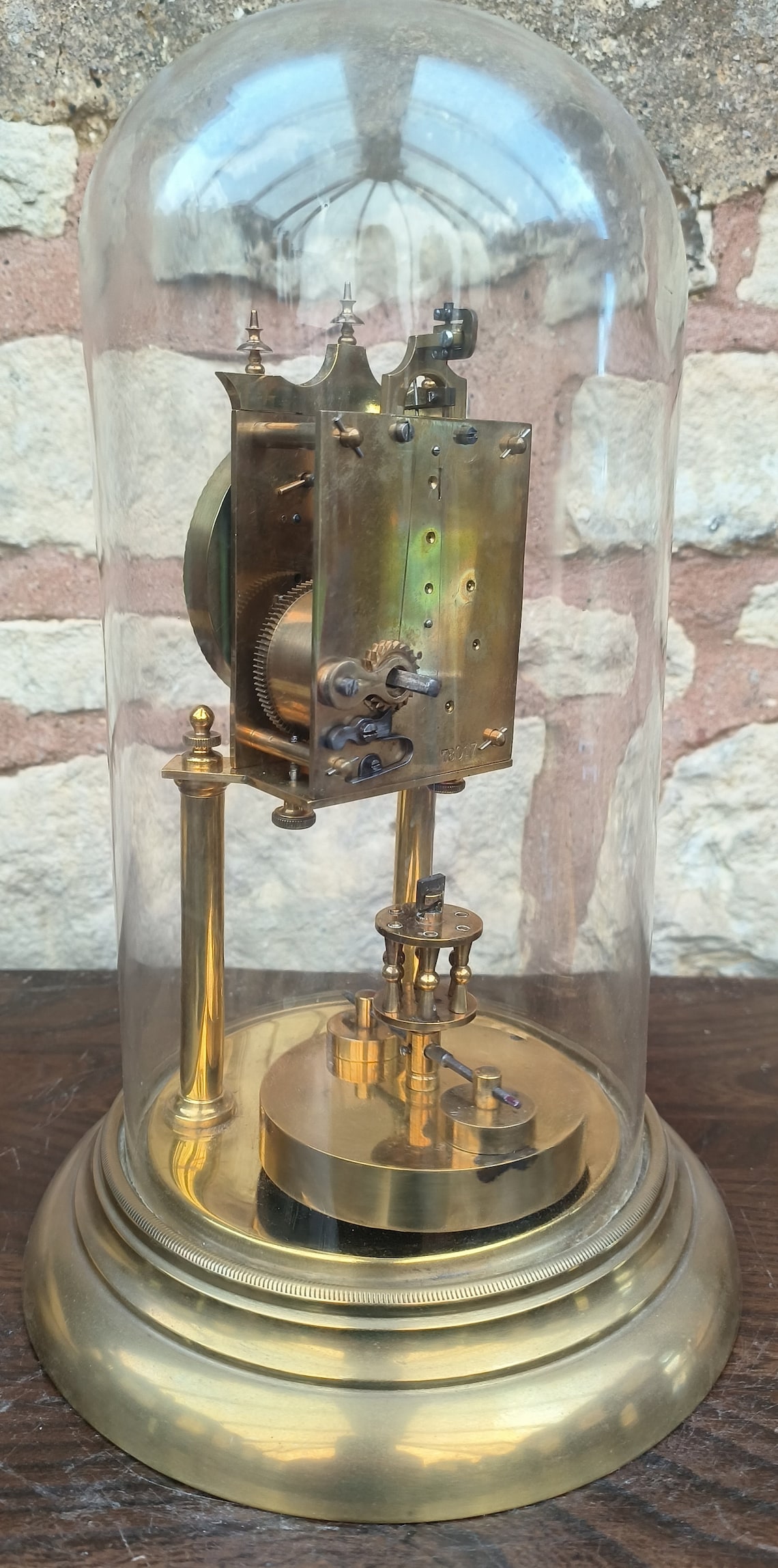Exquisite Antique German 400-day Torsion Clock German Anniversary Clock ...