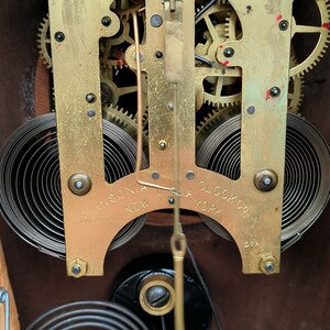 Extraordinary Ansonia American Oak Gingerbread Mantel Clock – Antique 8 ...