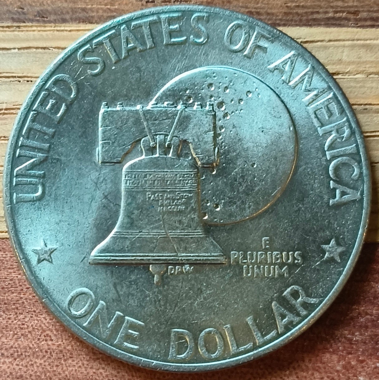 1776-1976 NO Mint Mark - Eisenhower Bell/moon Silver Dollar US Coin - Etsy