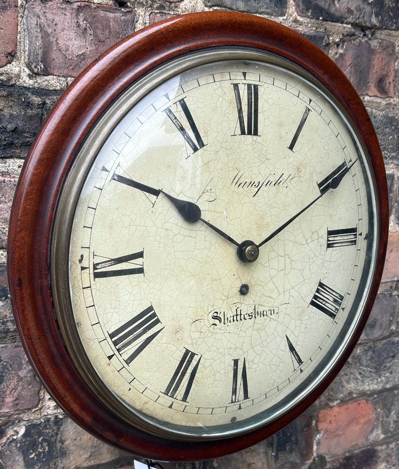 Fabulous Georgian Single Fusee Dial Clock Ca 1840 - Etsy