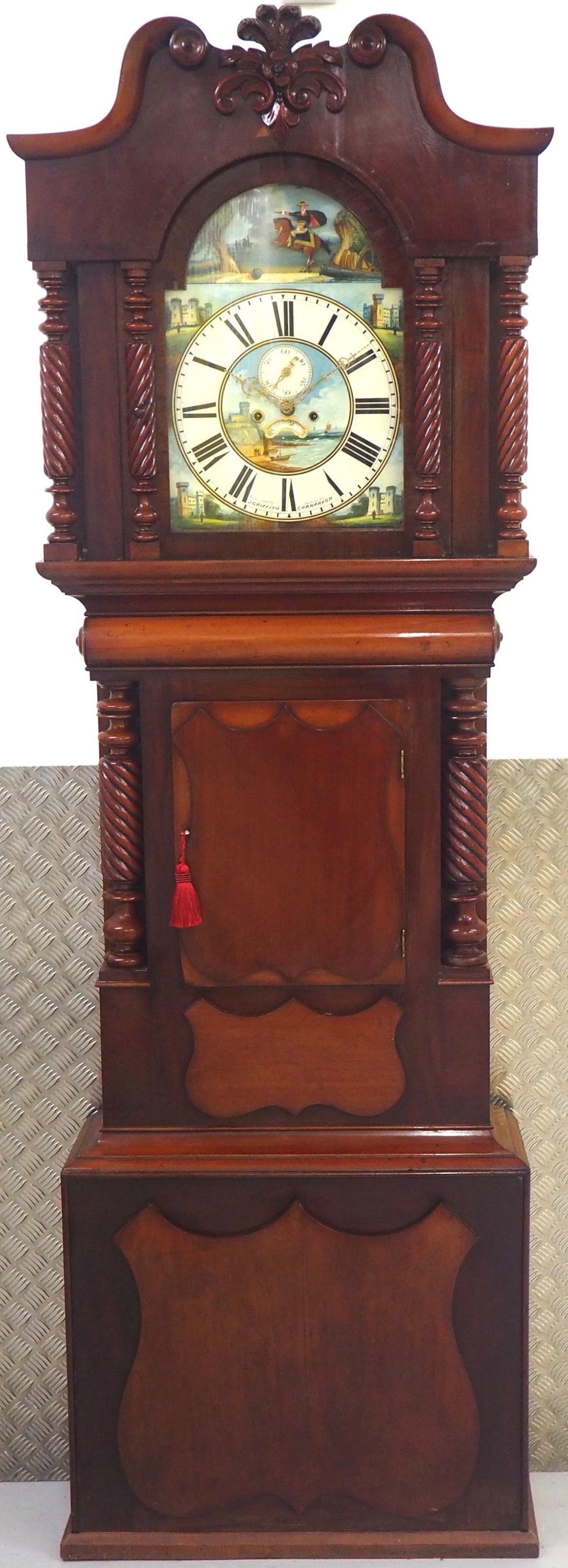 19THC Welsh 8 Day Longcase Clock J Griffith of Carnarvon Automation ...