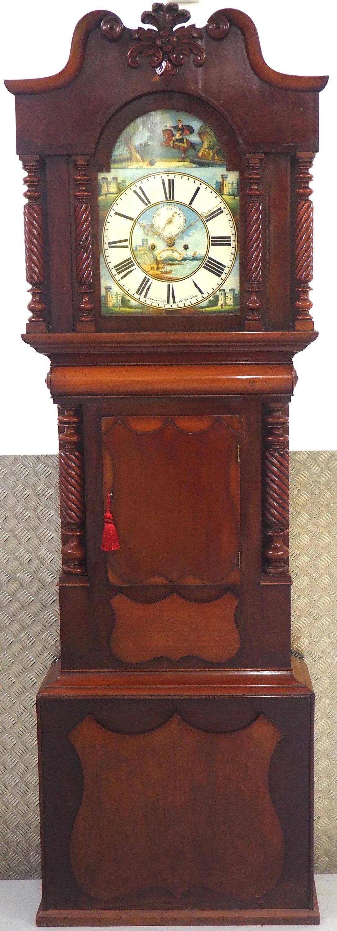 19THC Welsh 8 Day Longcase Clock J Griffith of Carnarvon Automation ...