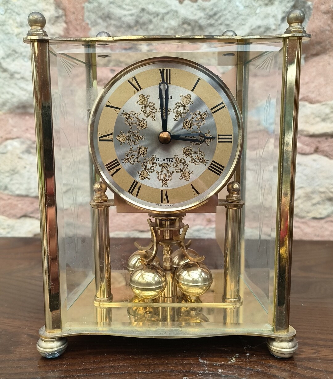 Vintage Acctim 400-day Torsion Clock - German Anniversary Mantel Clock ...