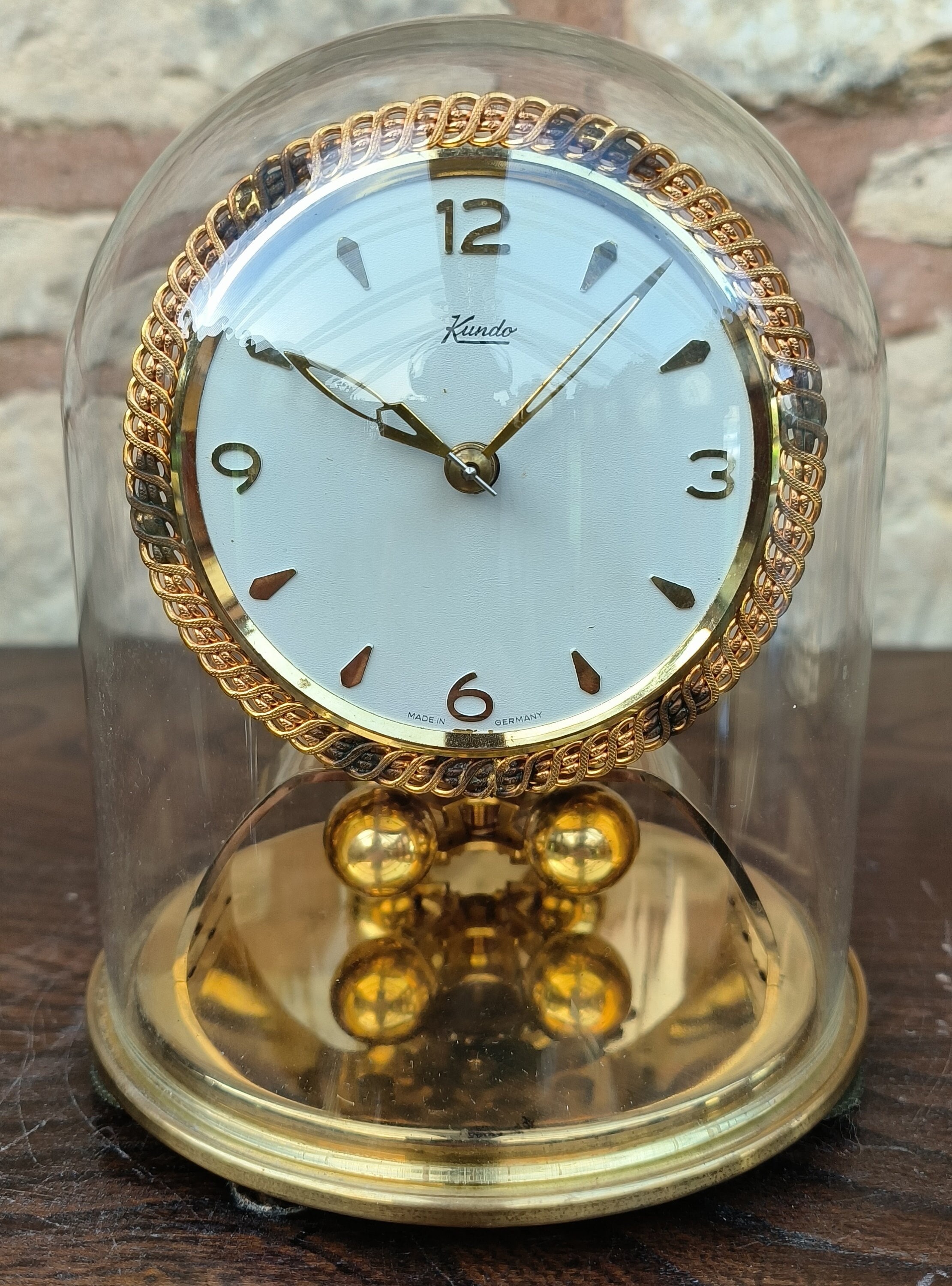 Sweet Dumpy Size Vintage Kundo Torsion Clock German Anniversary Mantel Clock - Etsy