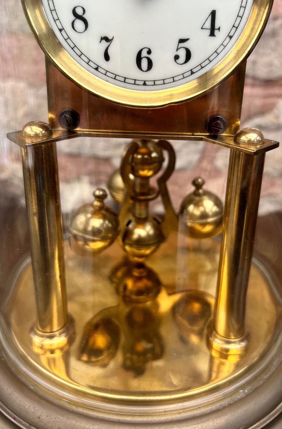 Rare German 400-day Torsion Clock German Anniversary Clock Mantel Clock ...