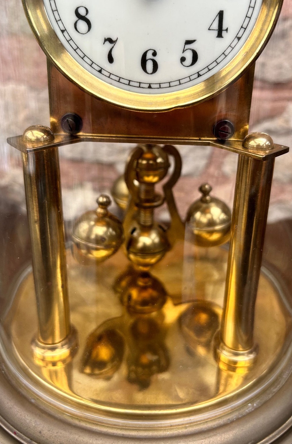 Rare German 400-day Torsion Clock German Anniversary Clock Mantel Clock ...