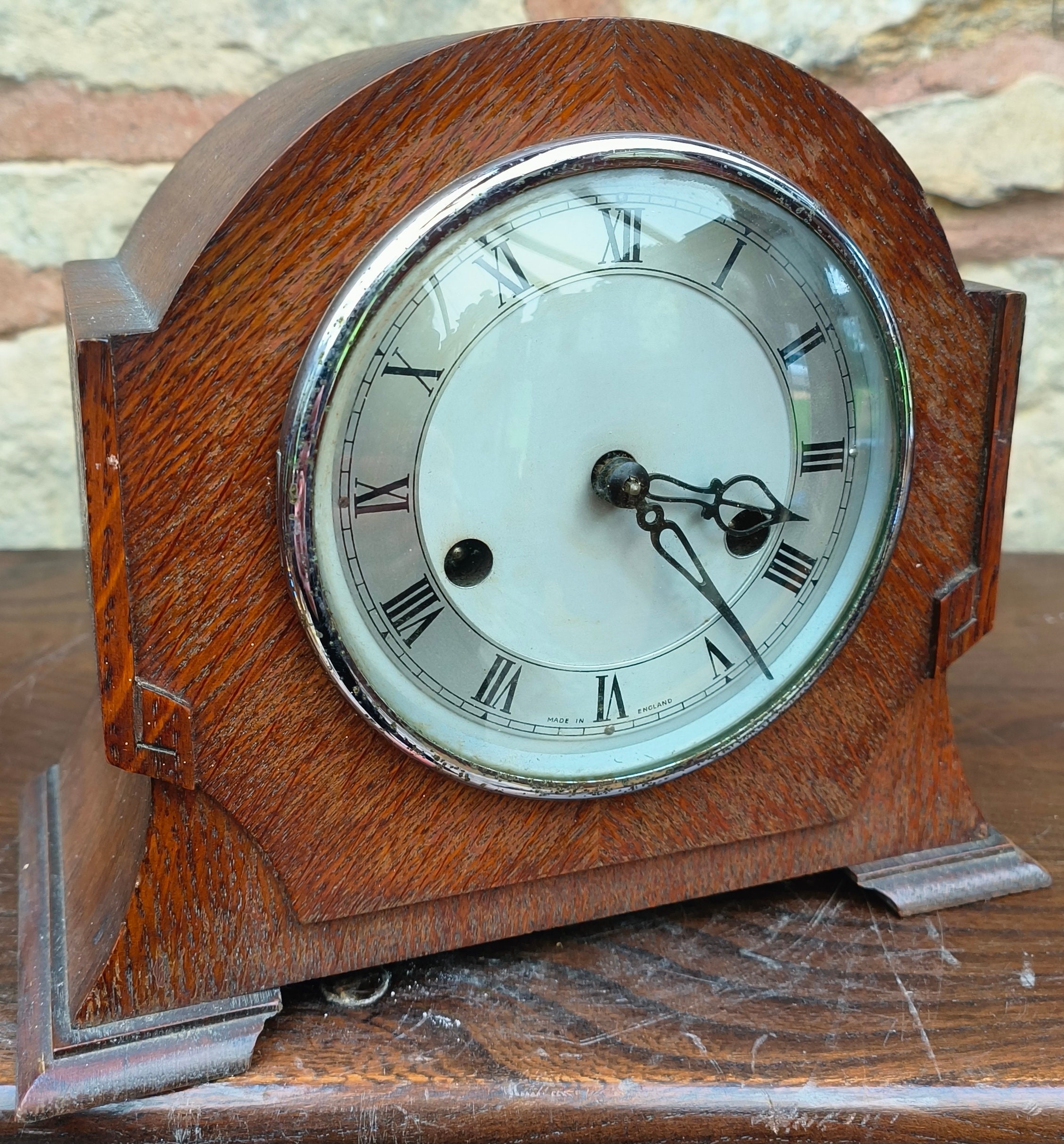 Arched Top Oak Smiths Mantel Clock 8 Day Striking Mantle Clock - Etsy