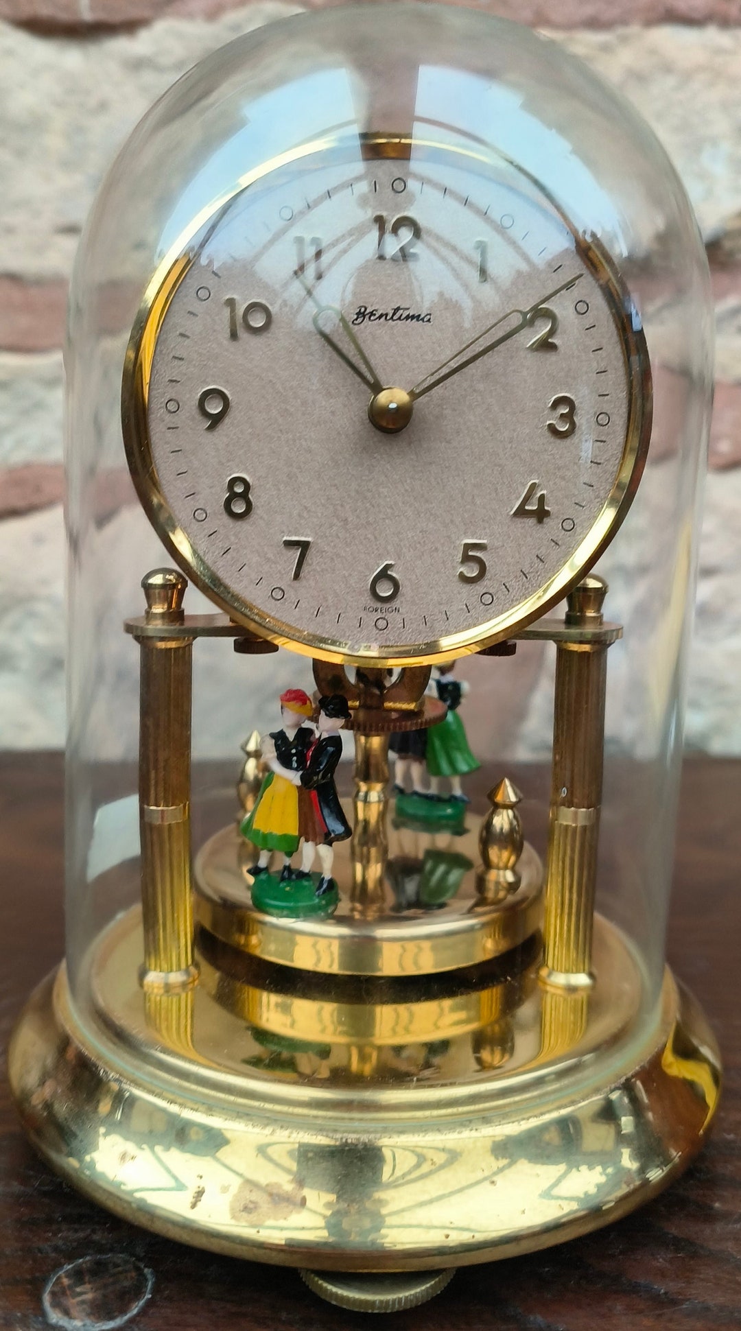 Pretty Vintage Bentima 400-day Torsion Clock - German Anniversary ...