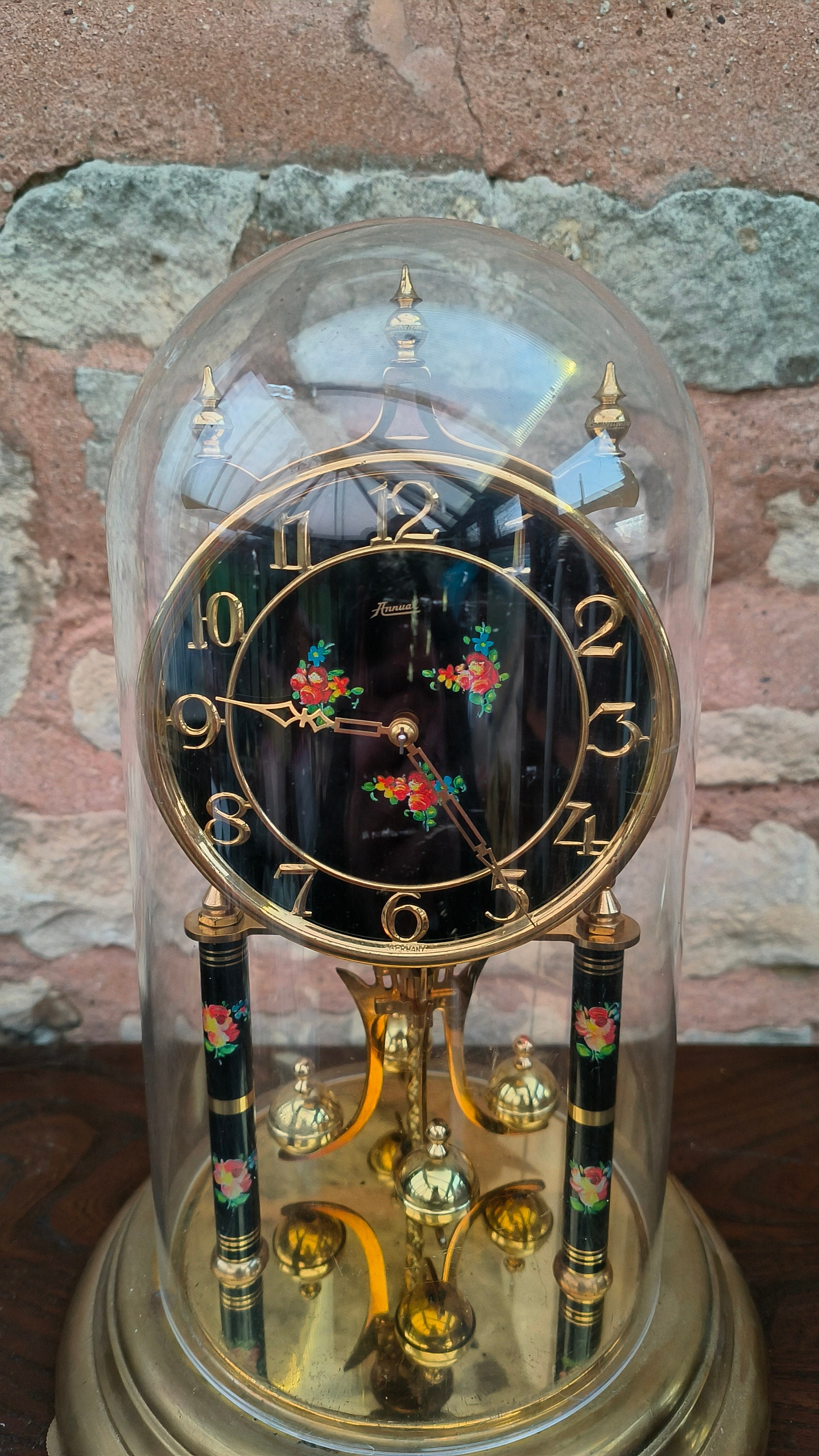 Extra Fantastic 400-day Torsion Clock German Anniversary Clock Vintage ...