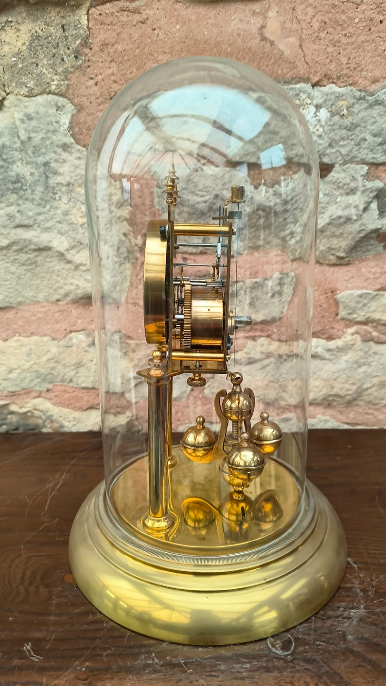 Miraculous Antique German 400-day Torsion Clock German Anniversary ...