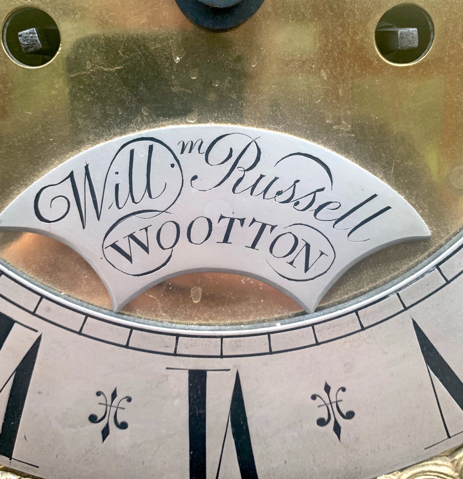 19THC English 8-day Longcase Clock in Oak Case With Brass Dial - Signed ...