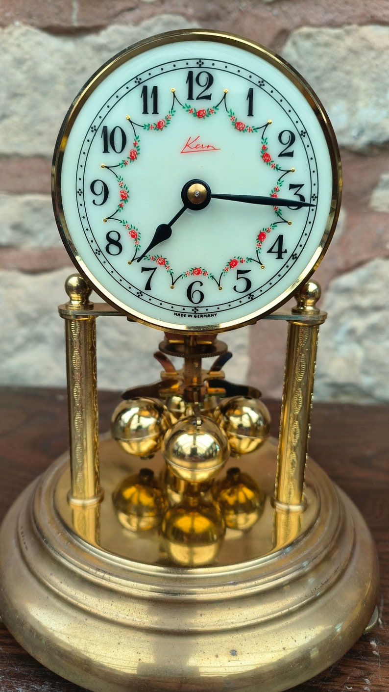Splendid Mini Kein 400-day Torsion Clock German Anniversary Mantel ...