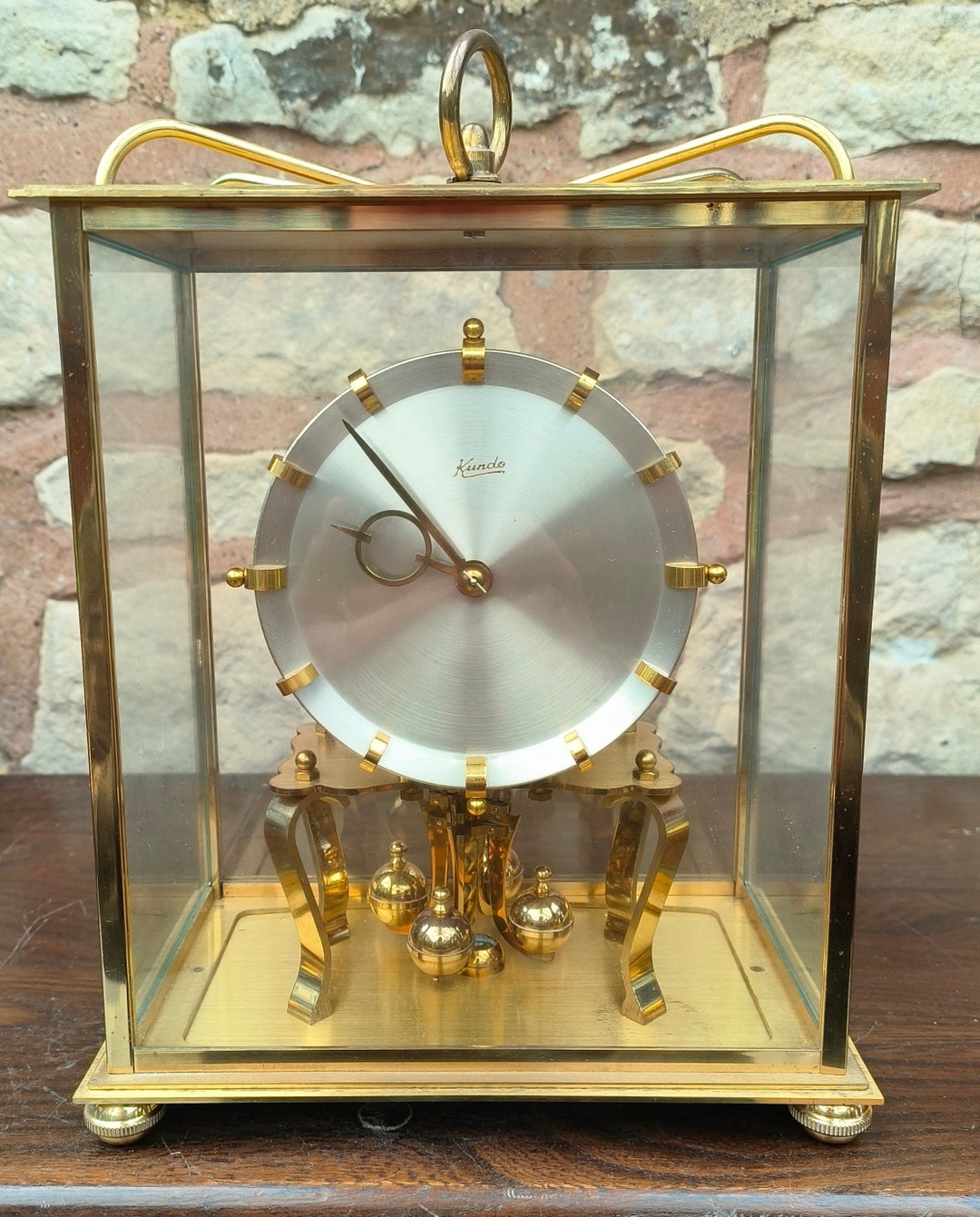 Awesome Vintage Kundo 400-day Torsion Clock - German Anniversary Mantel ...