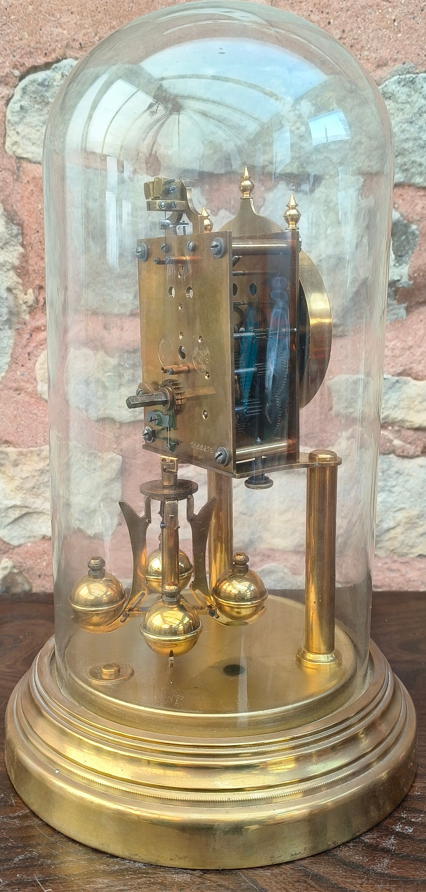 Rare Gustav Becker 400-day Torsion Clock German Anniversary Clock ...